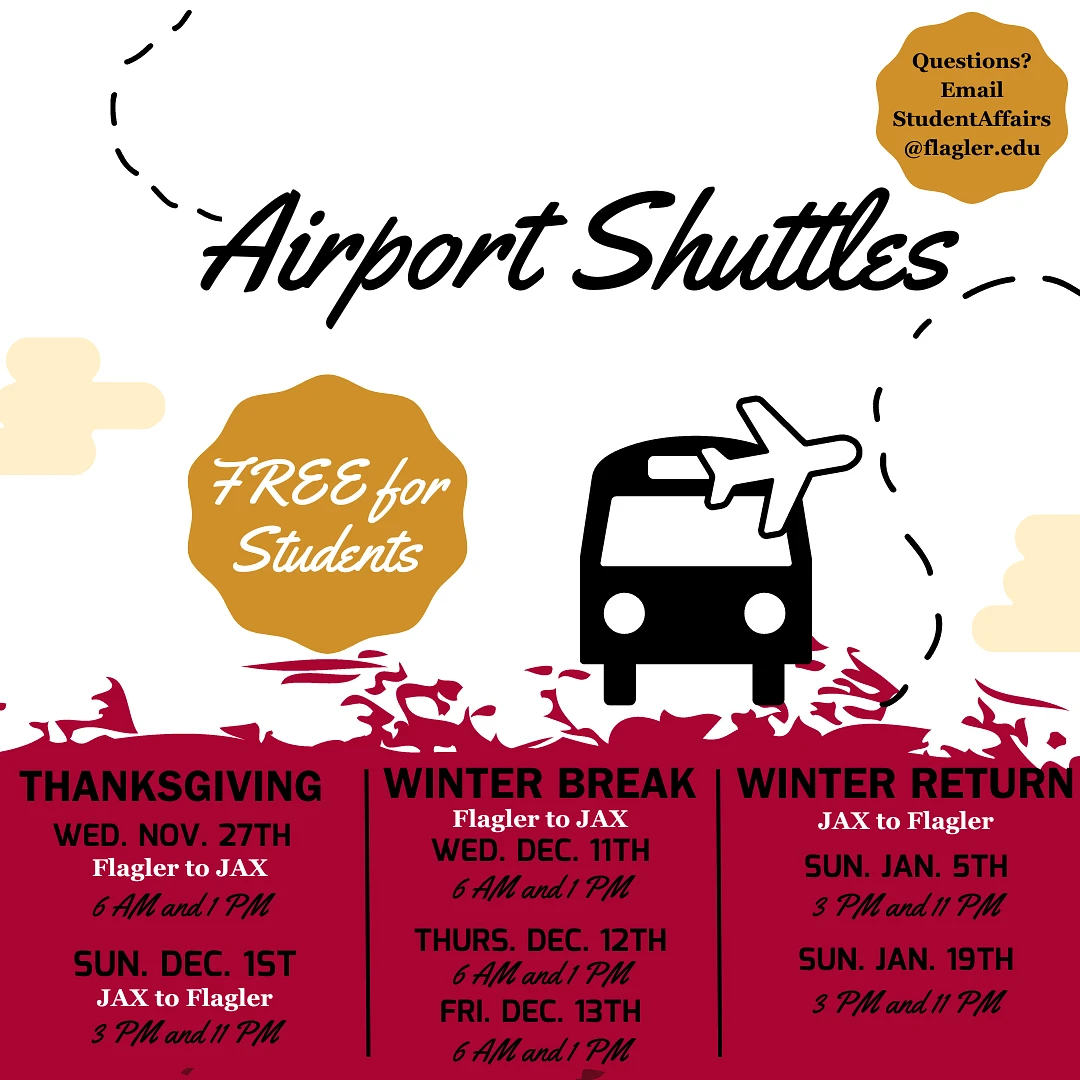 Holiday Shuttles - Registration Coming | The Flagler Family Portal